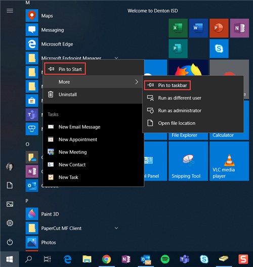Self-Help Desk / Setup Computer after Imaging
